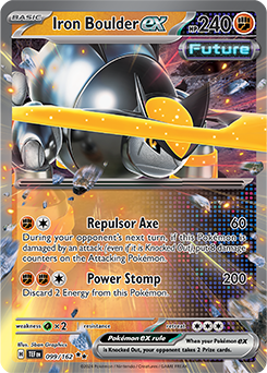 Iron Boulder ex | Temporal Forces | TCG Card Database | Pokemon.com