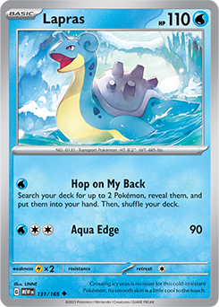 Lapras | 151 | TCG Card Database | Pokemon.com