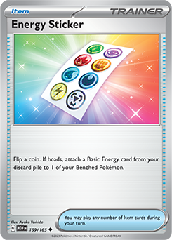 Energy Sticker | 151 | TCG Card Database | Pokemon.com