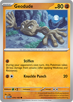 Geodude | 151 | TCG Card Database | Pokemon.com