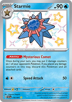 Starmie | Paldean Fates | TCG Card Database | Pokemon.com