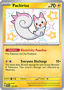 Pachirisu | Paldean Fates | TCG Card Database | Pokemon.com