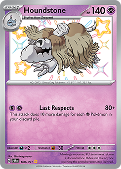 Houndstone | Paldean Fates | TCG Card Database | Pokemon.com