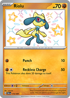 Riolu | Paldean Fates | TCG Card Database | Pokemon.com