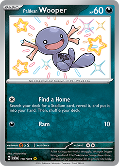 Paldean Wooper | Paldean Fates | TCG Card Database | Pokemon.com