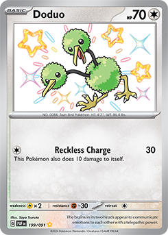 Doduo | Paldean Fates | TCG Card Database | Pokemon.com