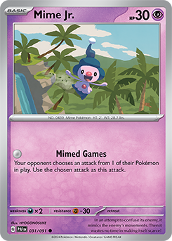 Mime Jr. | Paldean Fates | TCG Card Database | Pokemon.com