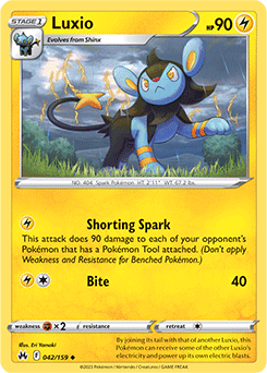 Luxio | Crown Zenith | TCG Card Database | Pokemon.com