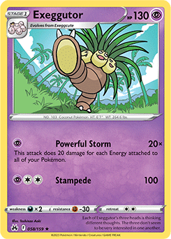 Exeggutor | Crown Zenith | TCG Card Database | Pokemon.com