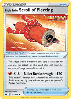Single Strike Scroll of Piercing | Chilling Reign | TCG Card Database ...