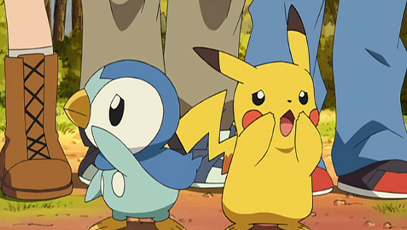 Pikachu And Piplup Crying