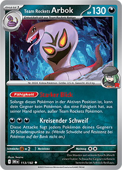 Team Rockets Arbok | Ewige Rivalen | Sammelkarten-Datenbank