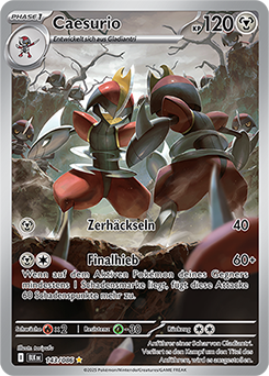 Caesurio | Schwarze Blitze | Sammelkarten-Datenbank