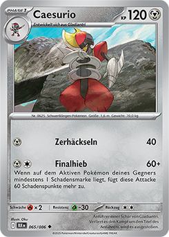 Caesurio | Schwarze Blitze | Sammelkarten-Datenbank