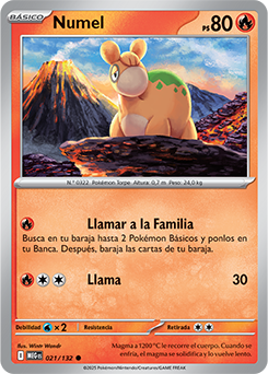 Numel | Megaevolución | Base de datos de cartas de JCC