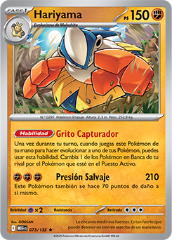 Hariyama | Megaevolución | Base de datos de cartas de JCC
