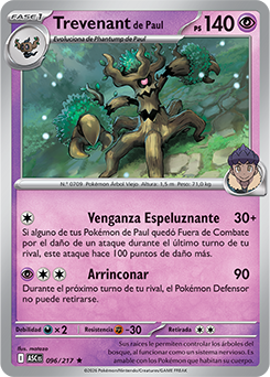 Trevenant de Paul | Héroes Ascendentes | Base de datos de cartas de JCC
