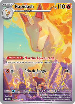 Rapidash | Rivales Predestinados | Base de datos de cartas de JCC