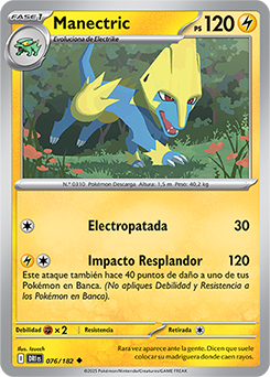 Manectric | Rivales Predestinados | Base de datos de cartas de JCC