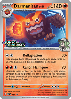 Darmanitan de N | Escarlata y Púrpura-Cartas promo | Base de datos de ...