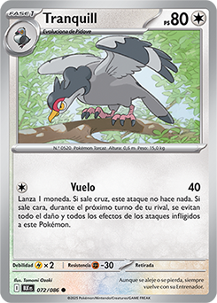 Tranquill | Pokédex