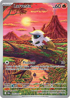 Larvesta | Fulgor Negro | Base de datos de cartas de JCC