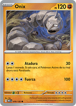 Onix | Megaevolución | Base de datos de cartas de JCC