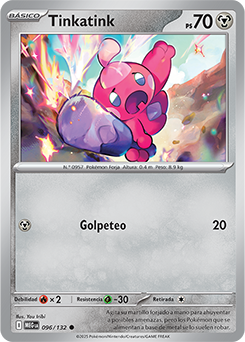 Tinkatink | Megaevolución | Base de datos de cartas de JCC