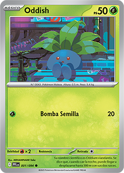 Oddish | Llamaradas Fantasmales | Base de datos de cartas de JCC