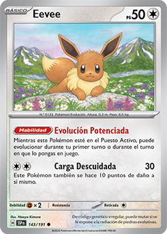Eevee | Chispas Fulgurantes | Base de datos de cartas de JCC