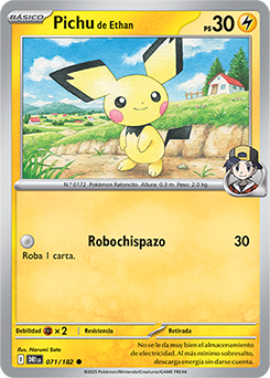 Pichu de Ethan | Rivales Predestinados | Base de datos de cartas de JCC