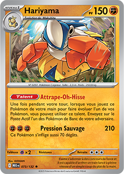 Hariyama | Méga-Évolution | Encyclopédie des cartes du JCC