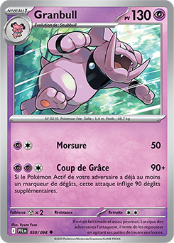 Granbull | Flammes Fantasmagoriques | Encyclopédie des cartes du JCC
