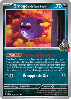 Smogo de la Team Rocket | Rivalités Destinées | Encyclopédie des cartes ...