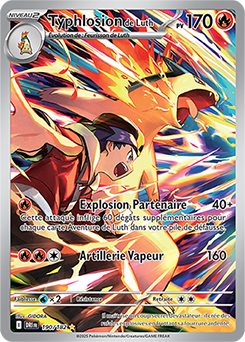 Typhlosion de Luth | Rivalités Destinées | Encyclopédie des cartes du JCC