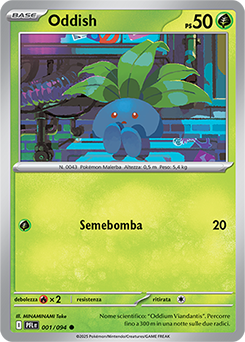 Oddish | Fiamme Spettrali | Archivio delle carte GCC
