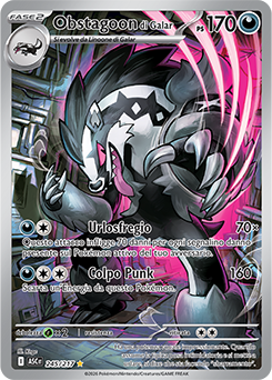 Obstagoon di Galar | Ascesa Eroica | Archivio delle carte GCC