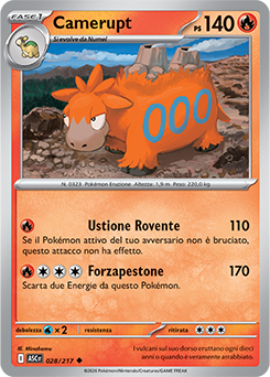 Camerupt | Pokédex