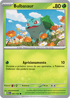 Bulbasaur | Megaevolução | Banco de Dados de Cards do Estampas Ilustradas