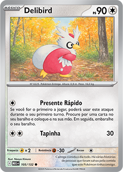 Delibird | Megaevolução | Banco de Dados de Cards do Estampas Ilustradas