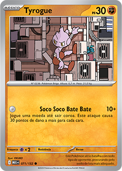 Tyrogue | Megaevolução | Banco de Dados de Cards do Estampas Ilustradas
