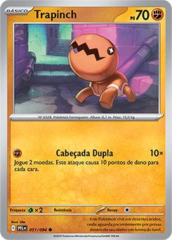 Trapinch | Fogo Fantasmagórico | Banco de Dados de Cards do Estampas ...