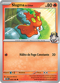 Slugma do Ethan | Rivais Predestinados | Banco de Dados de Cards do ...