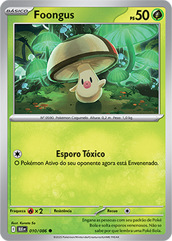 Foongus | Raio Preto | Banco de Dados de Cards do Estampas Ilustradas