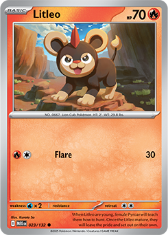 Litleo | Mega Evolution | TCG Card Database
