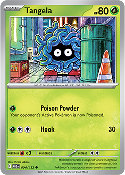 Tangela | Mega Evolution | TCG Card Database