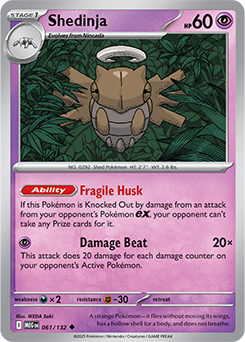 Shedinja | Mega Evolution | TCG Card Database