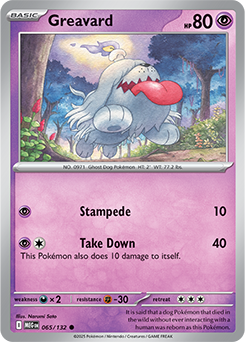 Greavard | Mega Evolution | TCG Card Database