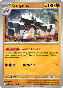 Garganacl | Pokédex