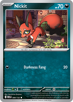 Nickit | Mega Evolution | TCG Card Database